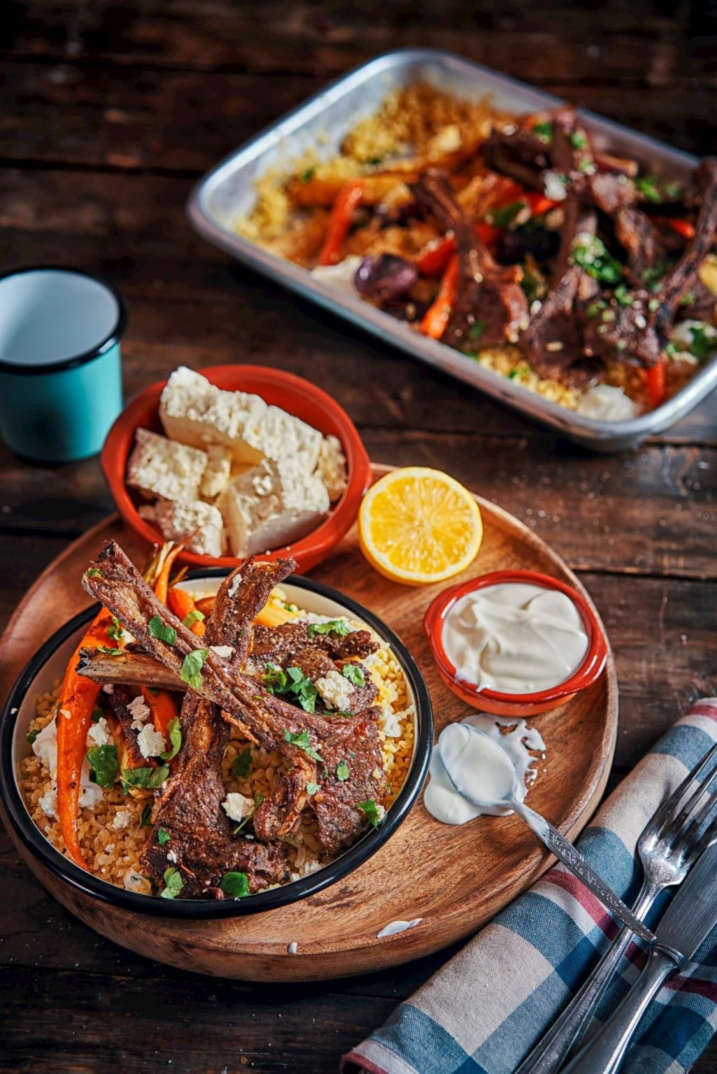 Lamb Chops With Moroccan Harissa Yogurt Sauce | SupHerb Farms