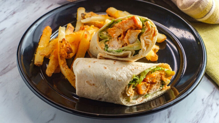 Mango-Buffalo Chicken Crunch Wrap | SupHerb Farms