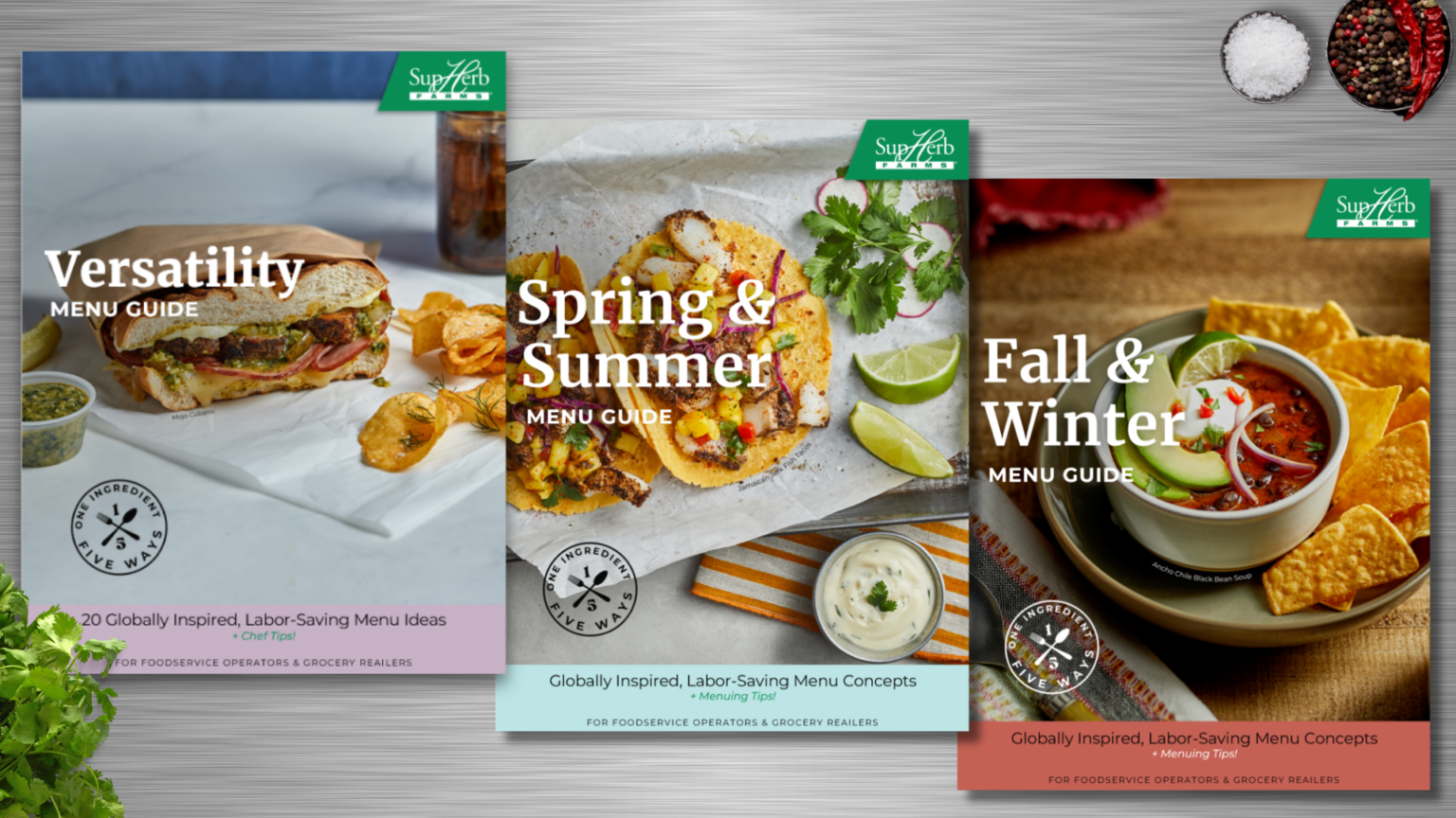 Free Menu Guides With Versatile Global Inspiration | SupHerb Farms